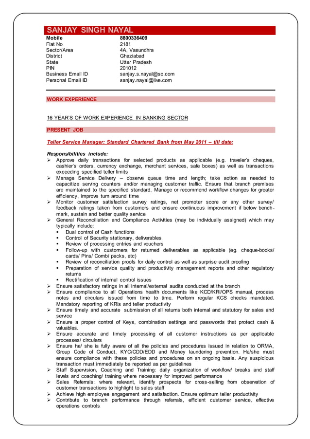 Sanjay Singh Nayal-CV | PDF