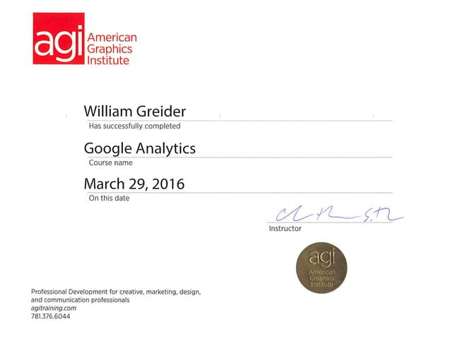 AGI.GA.Certificate | PPT