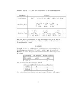 torsionbinormalnotes | PDF