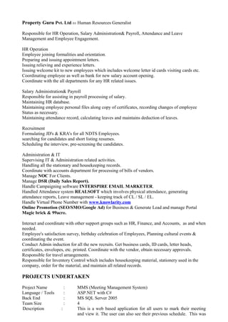 Geeta Resume | DOC