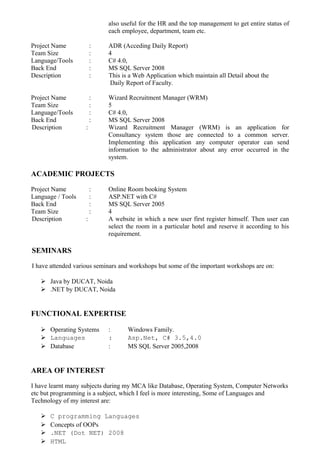 Geeta Resume | DOC