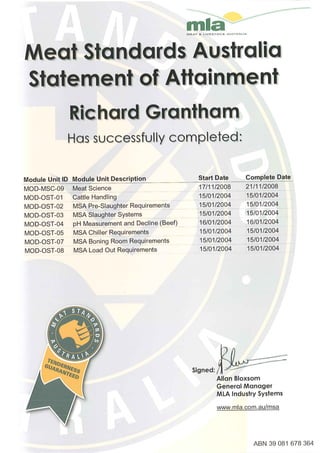 MSA Meat Science | PDF | Vegetarian Diets | Food & Drink