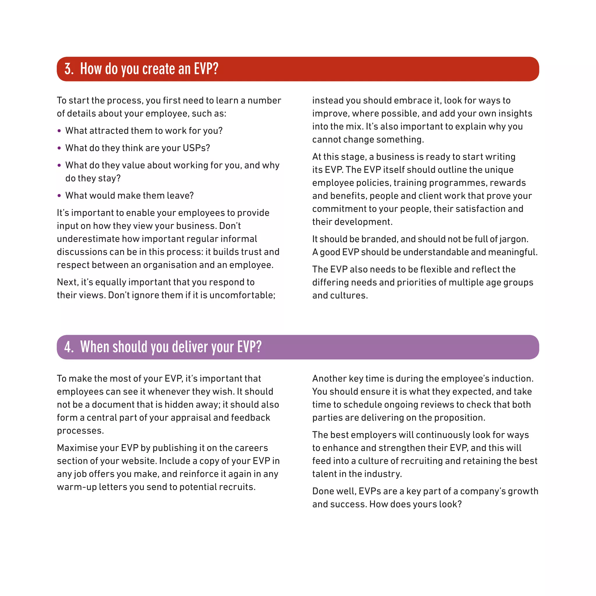 32960 Employee value propositions flyer | PDF