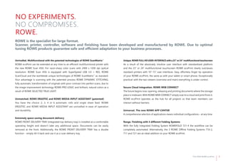 ROWE BROCHURE | PPT