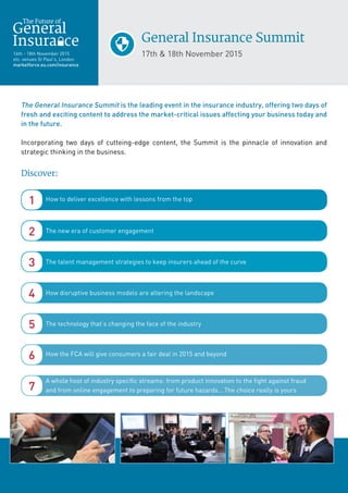 General Insurance 2015_Final | PDF | Business Expos & Conferences | Events