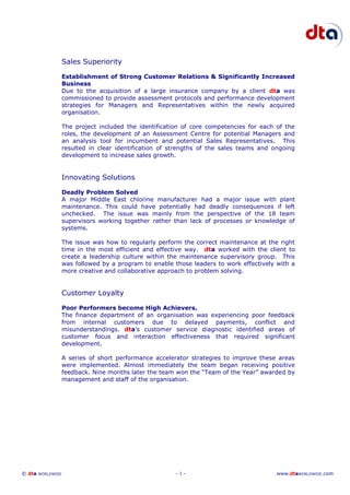 dta Company Overview 2015 | PDF | Business Administration | Business