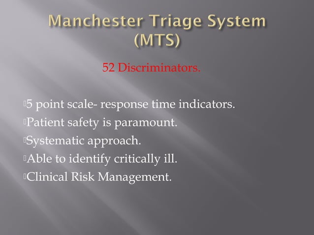 Benefits & Barriers to Clinical Secondary Triage | PPT