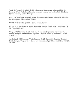 Input for UNCTAD 2014 World Investment Report | PDF