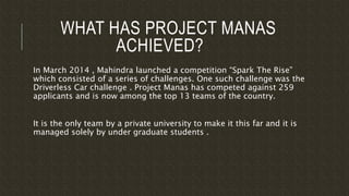 Project Manas | PPTX