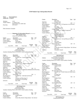 SaraCannizzaro Transcript | PDF