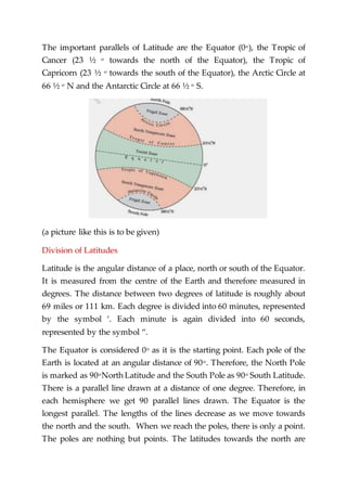 Latitudes and Longitudes | DOCX