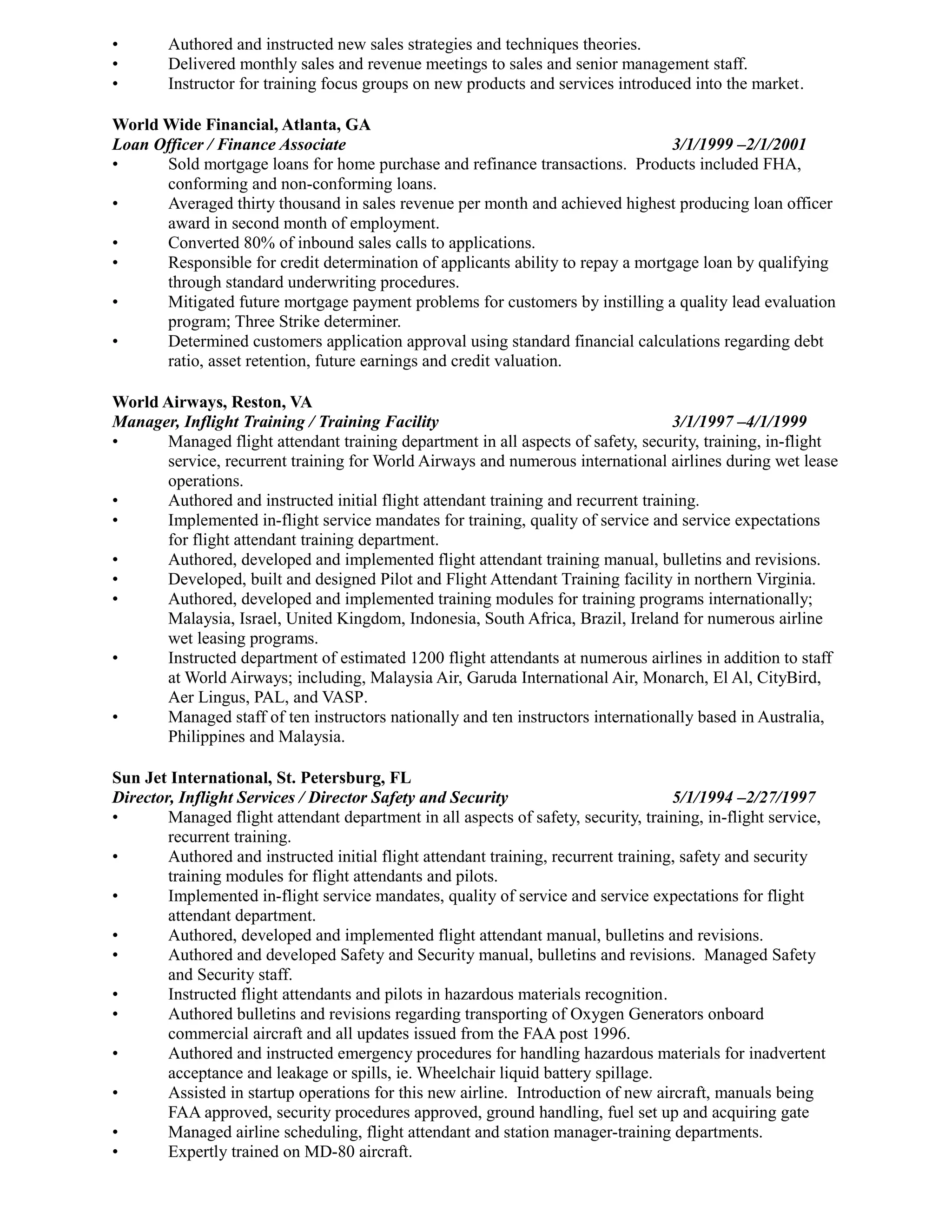 resume for Rod Quinn | RTF