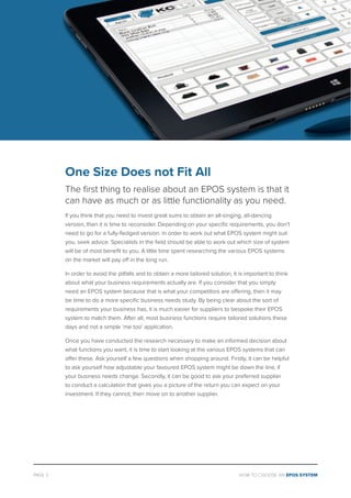 KCPOS - How To Choose An EPOS System | PDF | Logistics | Business