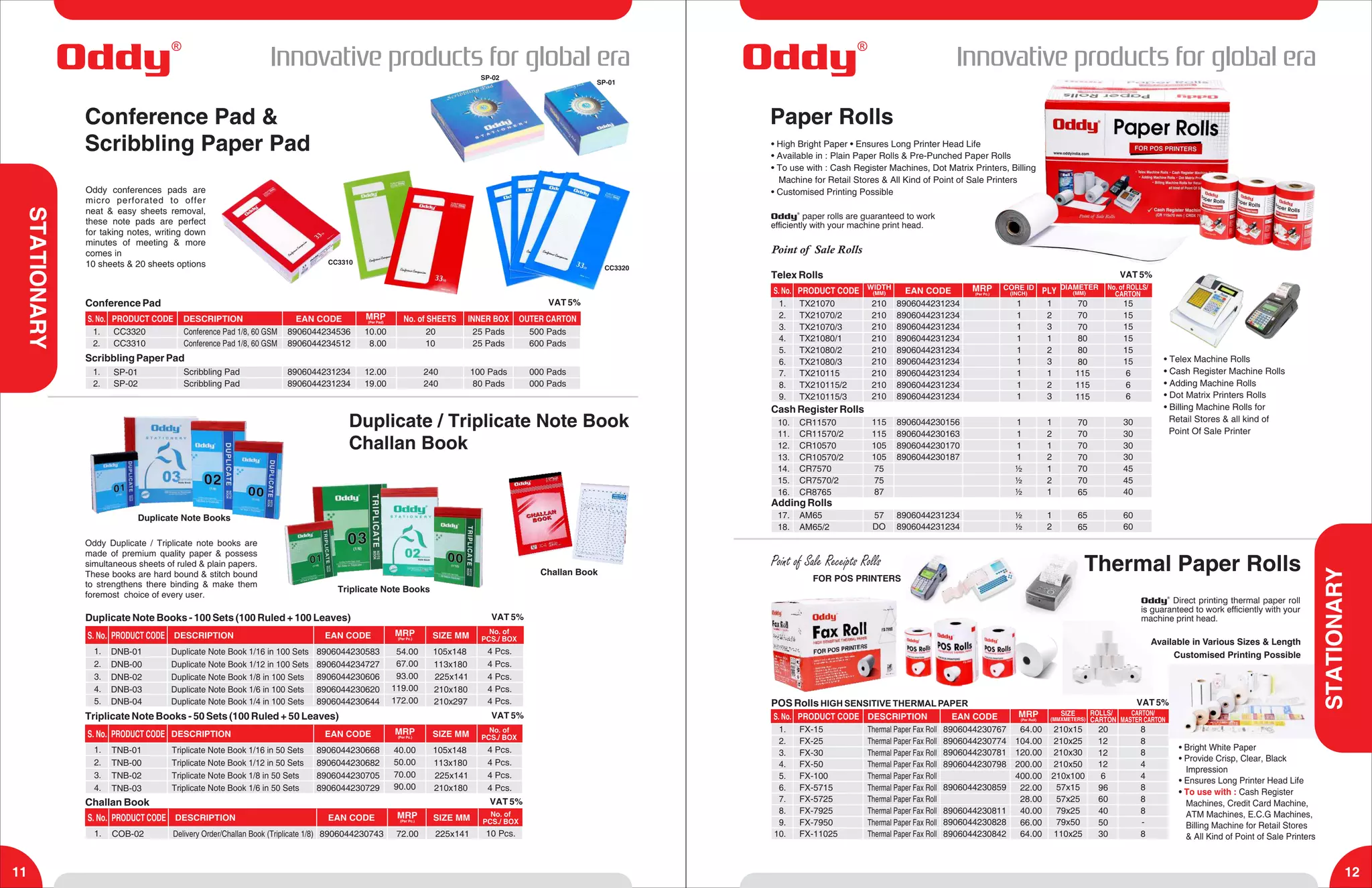 Oddy Stationery Catalogue Part 2 | PDF