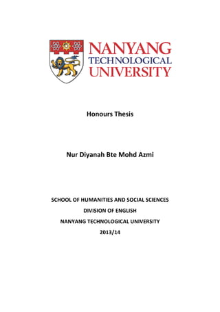Honours Thesis | PDF