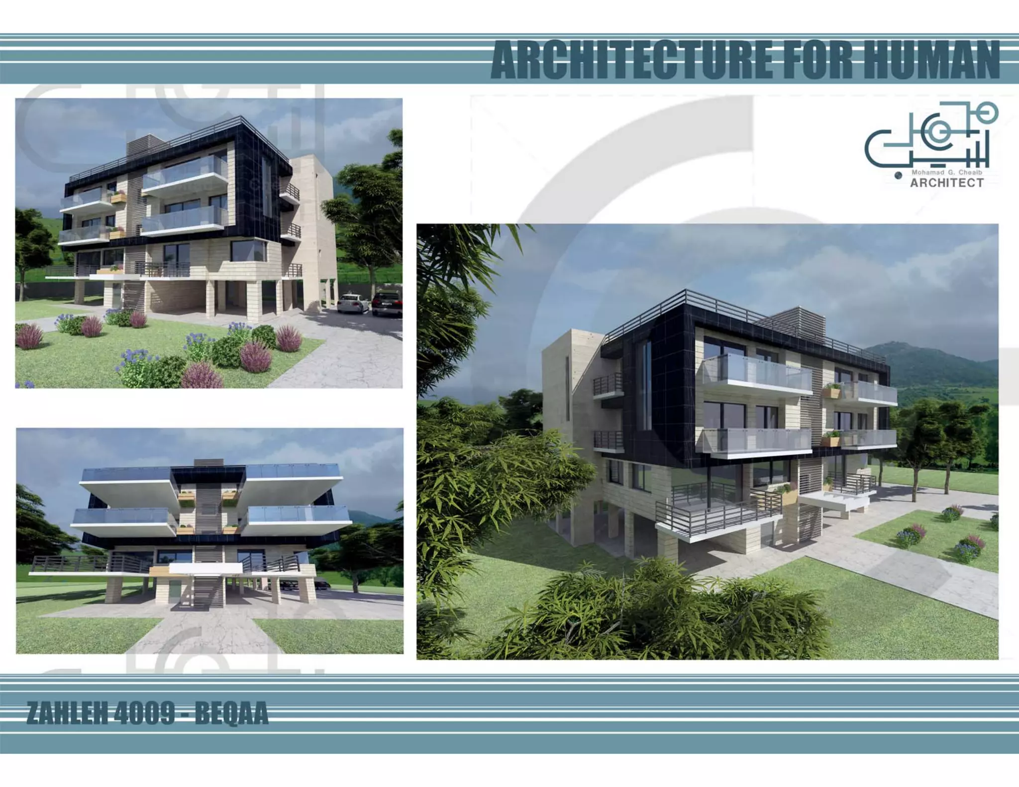 ARCHITECT MOHAMAD CHEAIB PORTFOLIO | PDF | Retail Property | Real Estate