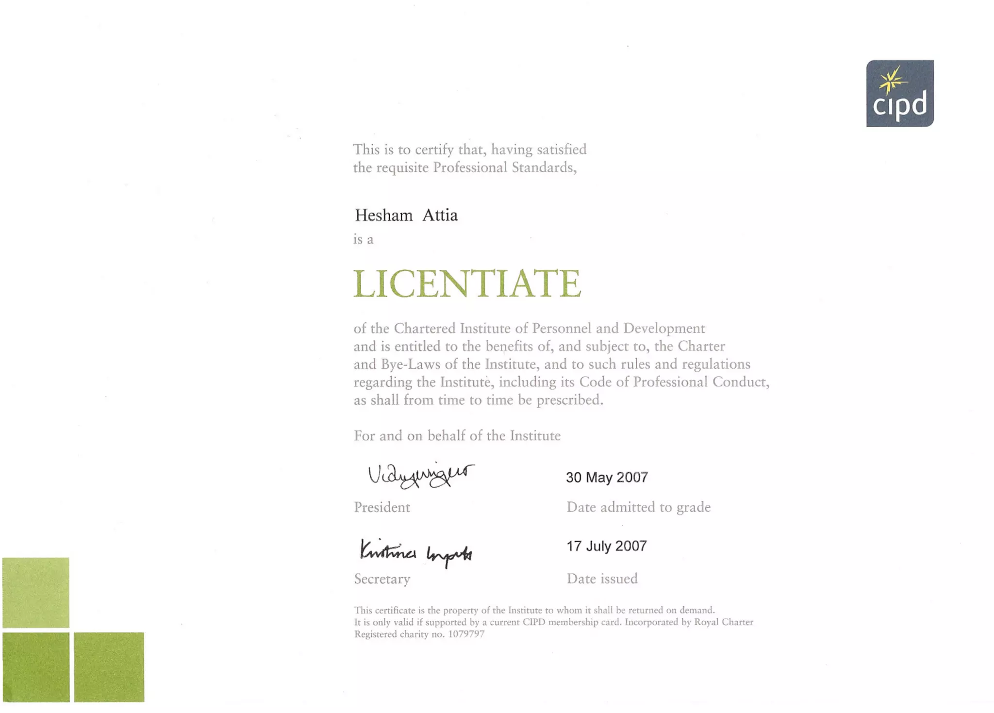 CIPD Certificate -UK | PDF