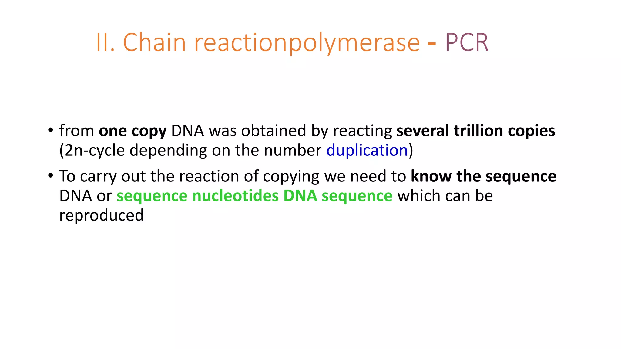 Molecular methods and clinical microbiology | PPTX