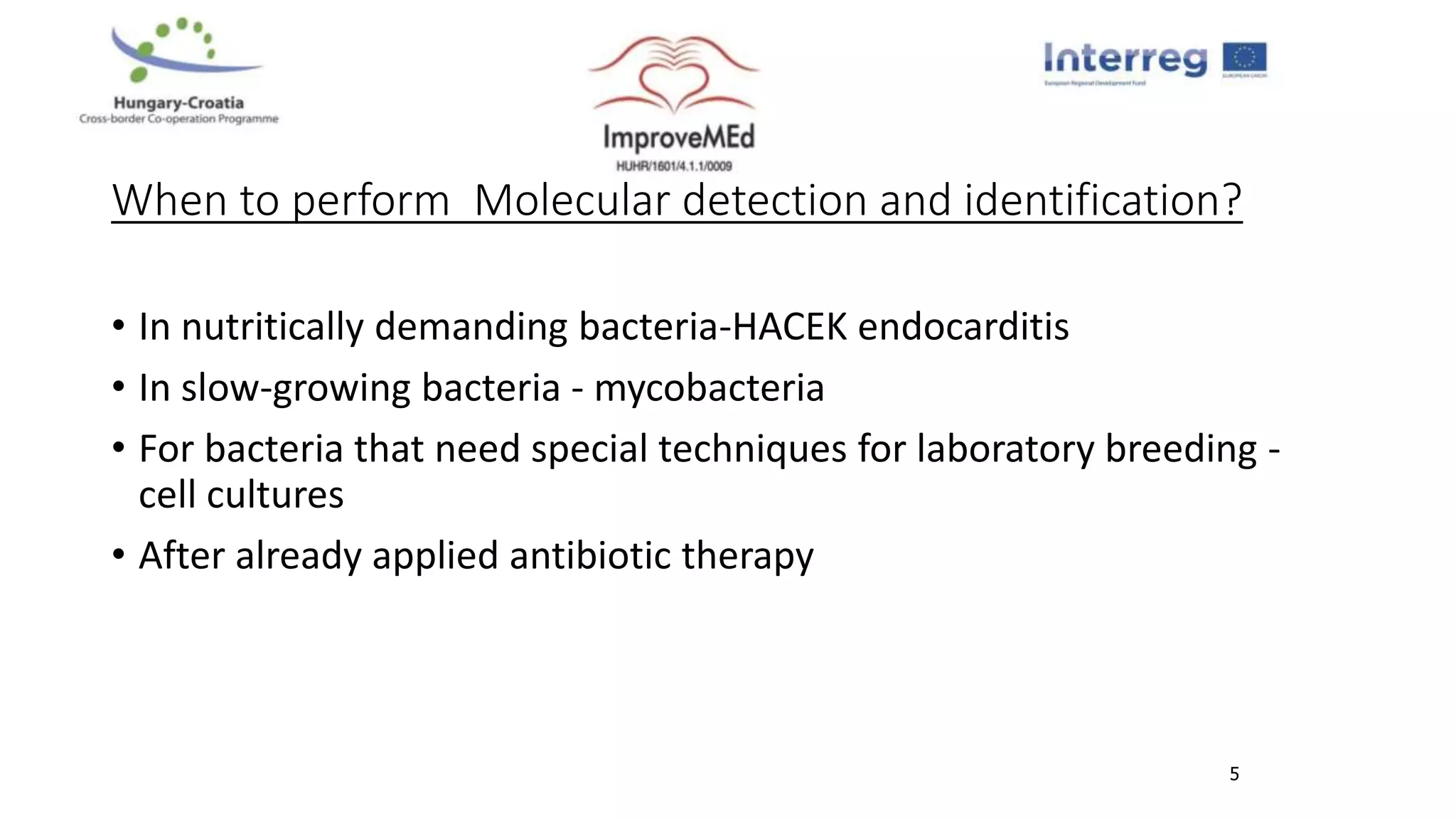 Molecular methods and clinical microbiology | PPTX