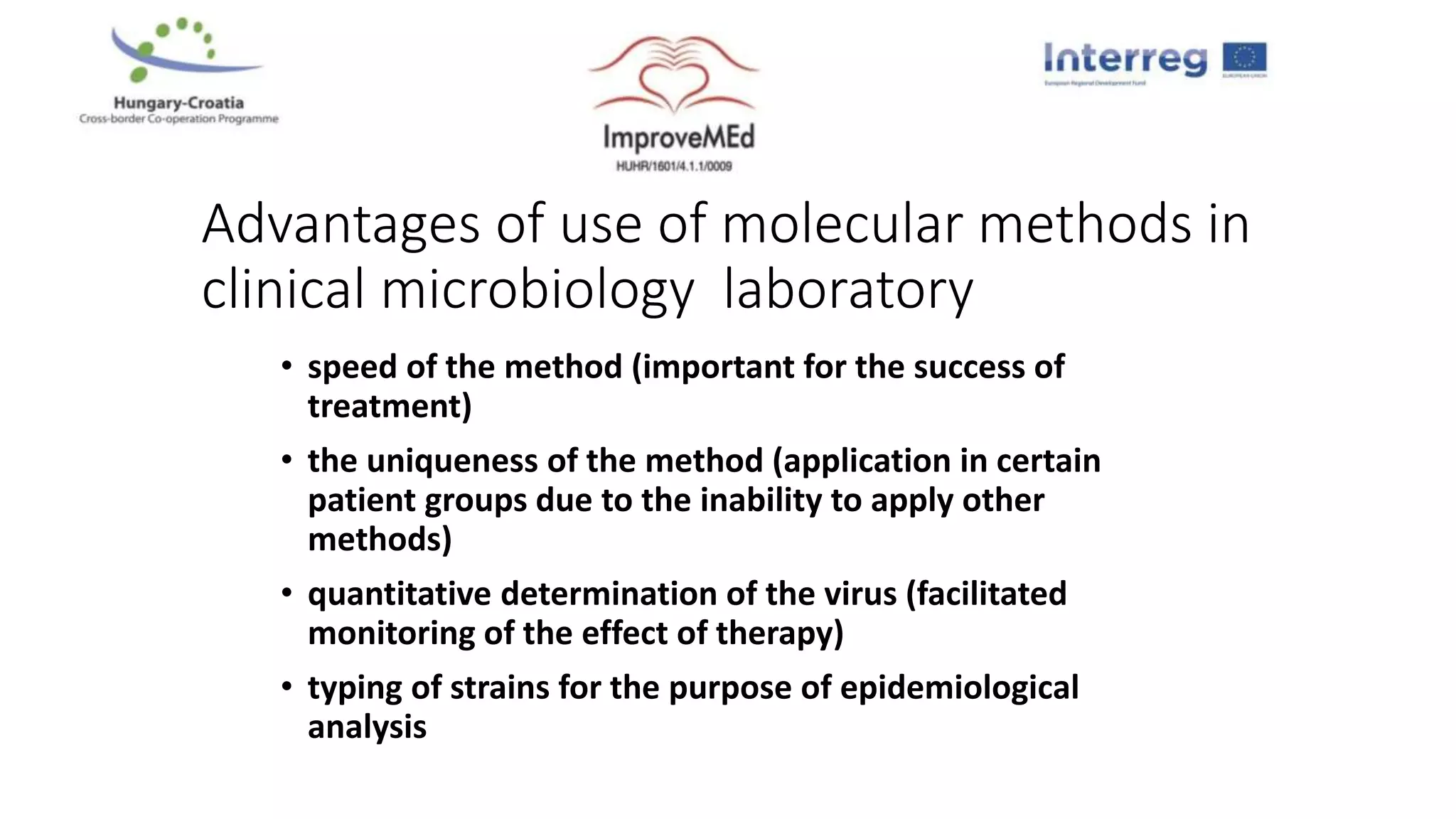 Molecular methods and clinical microbiology | PPTX