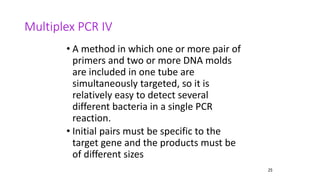 Molecular methods and clinical microbiology | PPTX