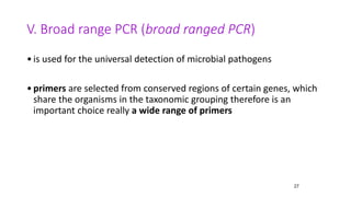 Molecular methods and clinical microbiology | PPTX