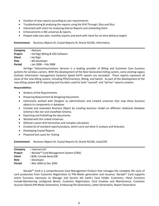 Murali Tummala Resume | DOC