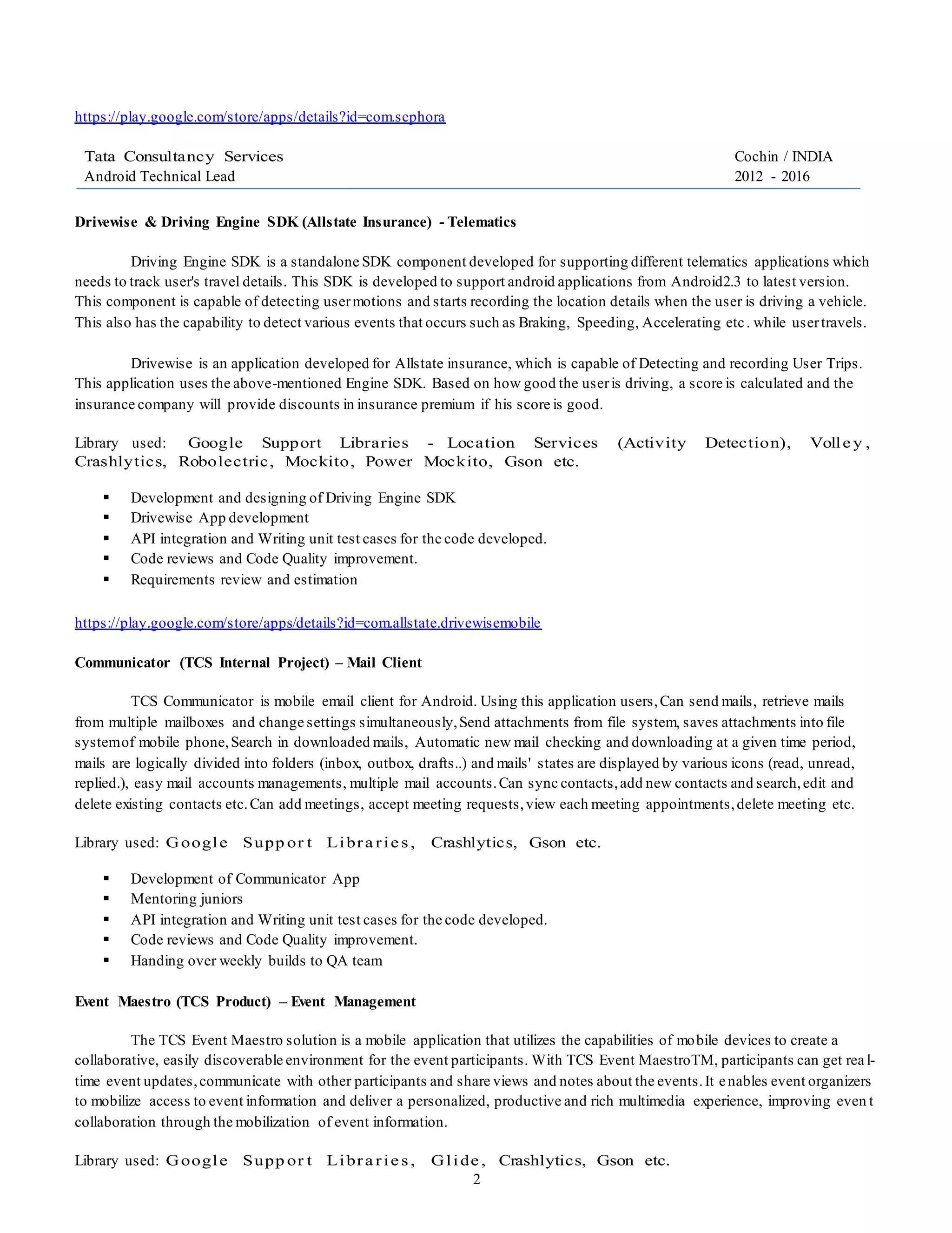 Eldhose_Resume | PDF | Free Download