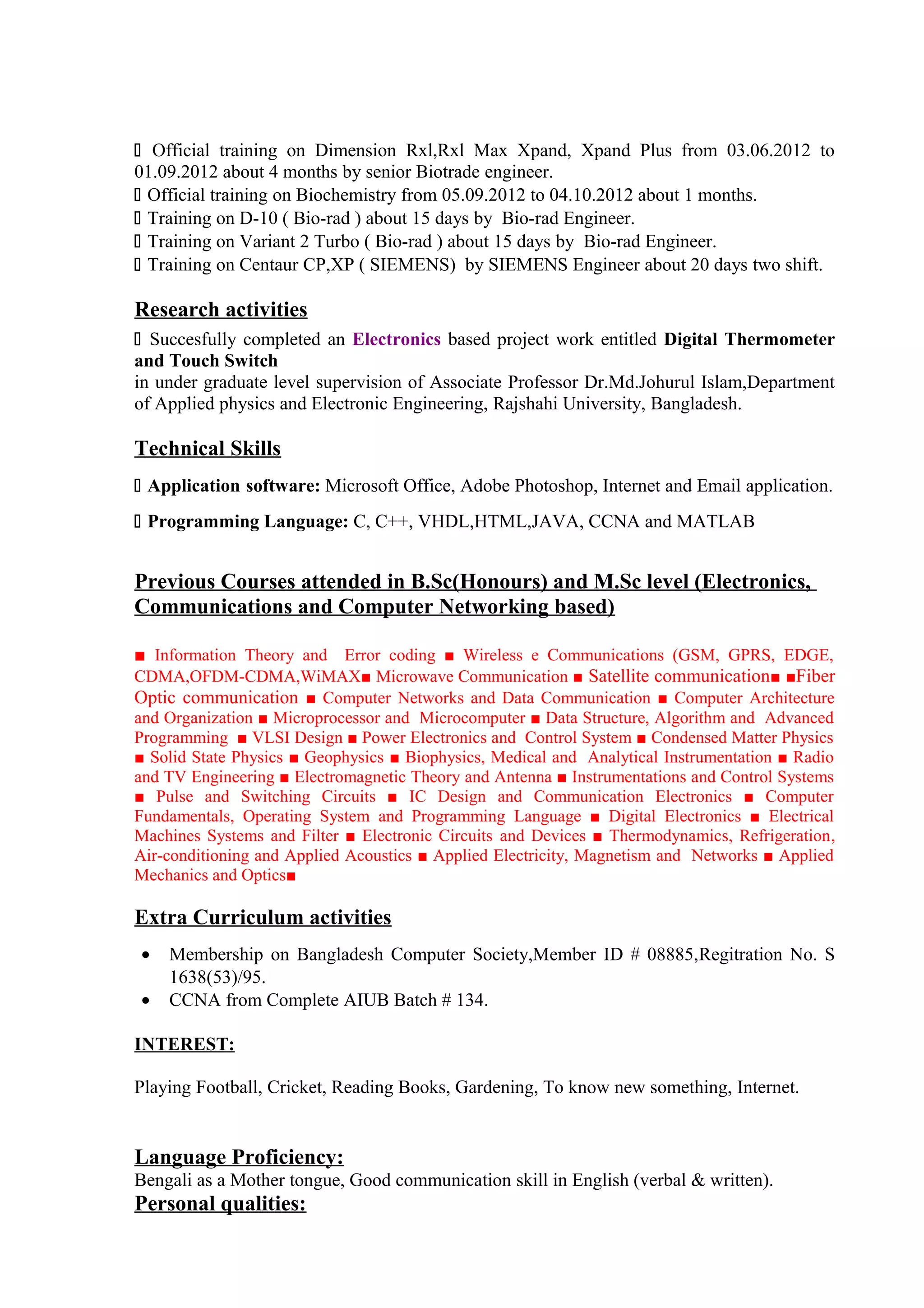 Md.Hasanuzzaman_CV.N | DOC