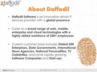 Daffodil Software - Corporate Resume | PPT