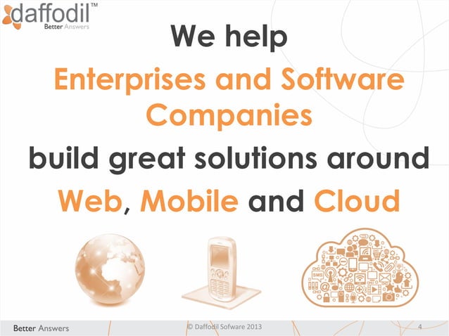 Daffodil Software - Corporate Resume | PPT