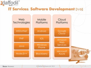 Daffodil Software - Corporate Resume | PPT