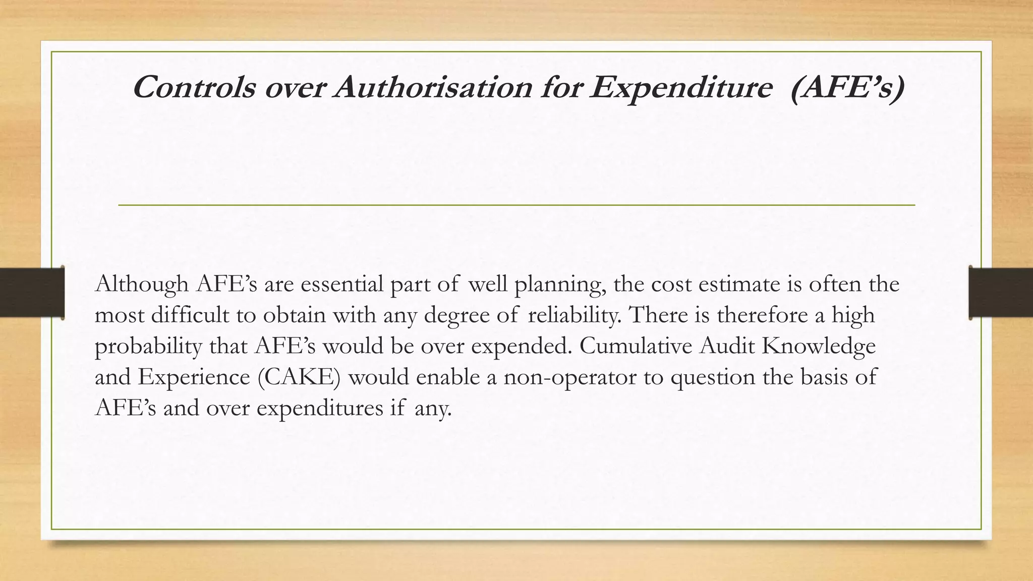 Why Audit The JV Operator in an Oil Exploration and Production Venture ...