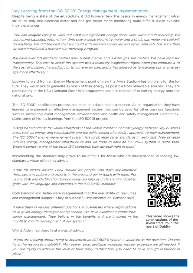 Aviva-Stadium-Casestudy | PDF | Power and Energy Industry | Industries