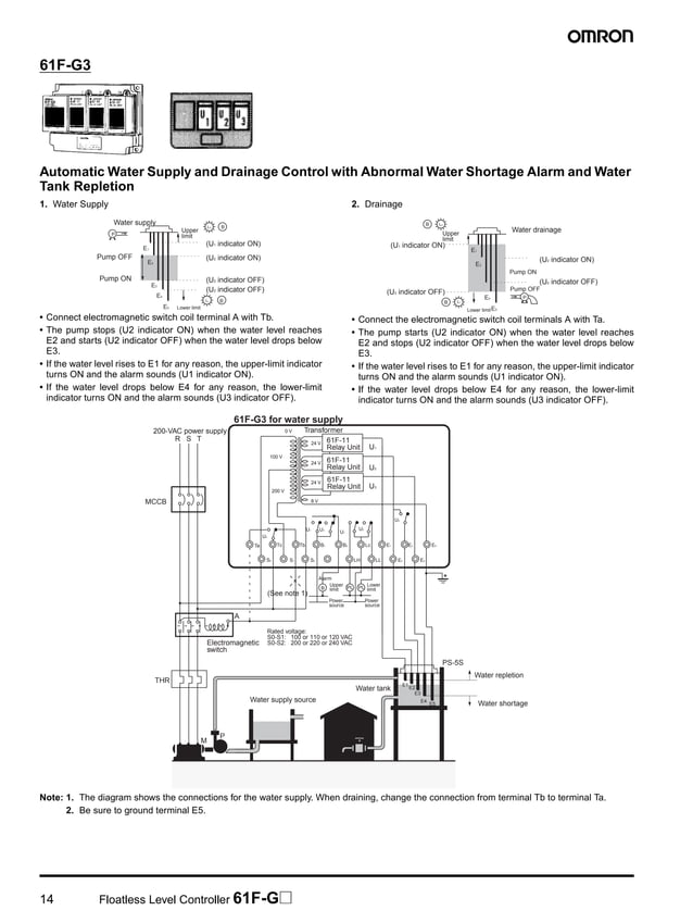 61 f floatless level controller datasheet | PDF