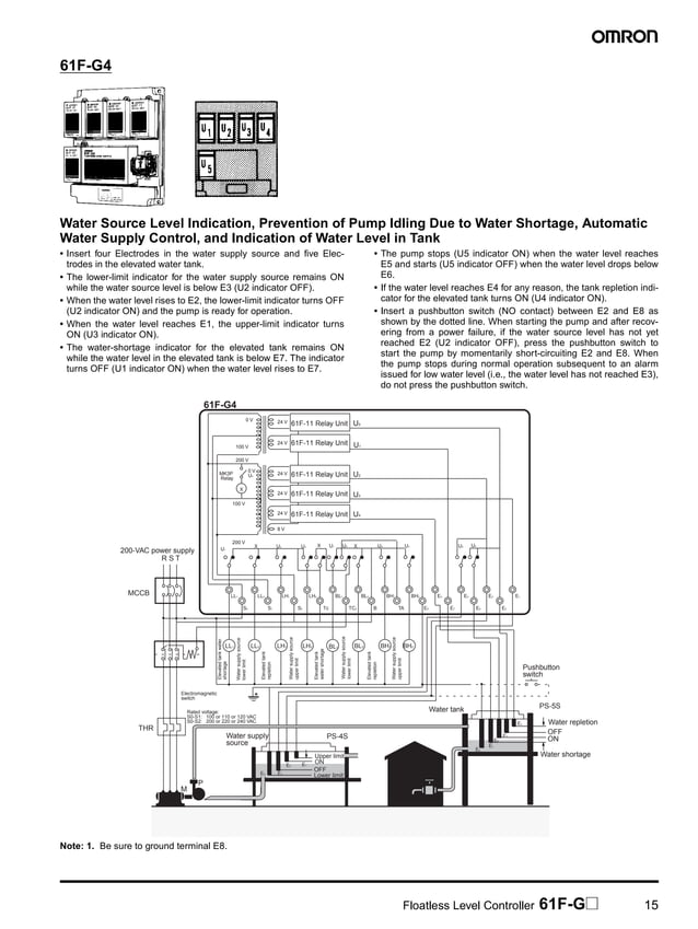61 f floatless level controller datasheet | PDF