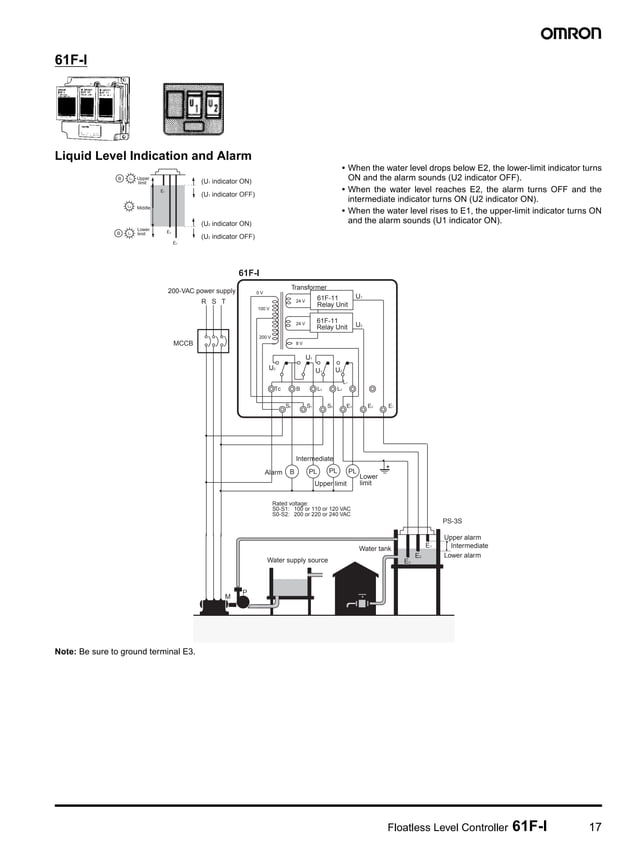 61 f floatless level controller datasheet | PDF