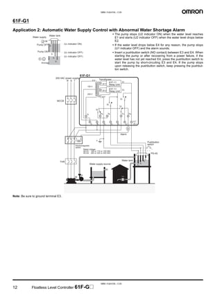 61F Floatless Level Controller Datasheet | PDF