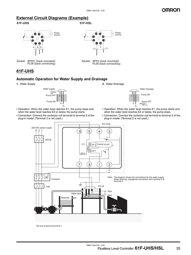 61F Floatless Level Controller Datasheet | PDF