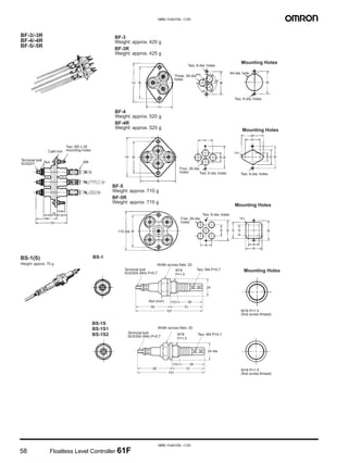 61F Floatless Level Controller Datasheet | PDF