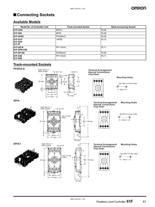 61F Floatless Level Controller Datasheet | PDF