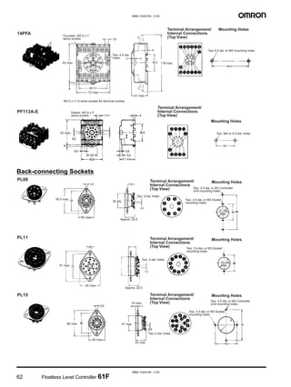 61F Floatless Level Controller Datasheet | PDF