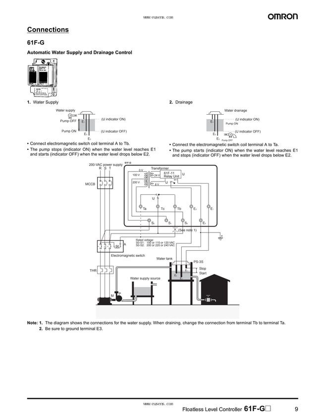 61F Floatless Level Controller Datasheet | PDF