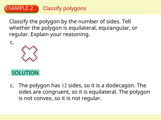 Geometry: lessons on polygons and its classification. | PPT