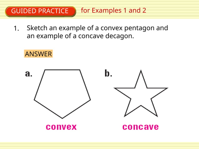 Geometry: lessons on polygons and its classification. | PPT