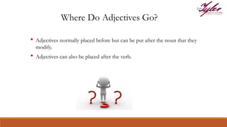 Parts of speech edited adj. new powerpoint format | PPTX