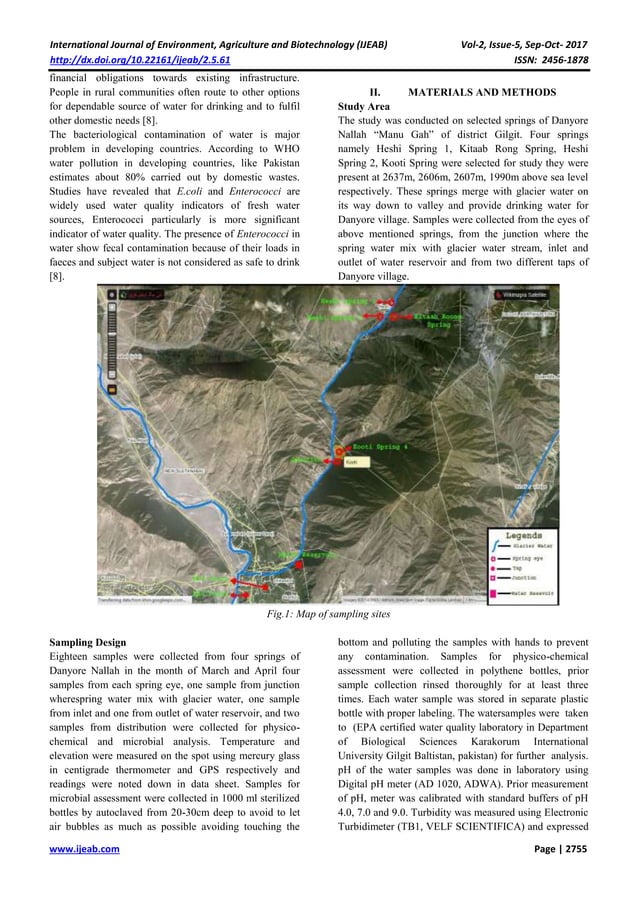 Physico-Chemical and Microbial Analysis of Drinking Water of Four ...
