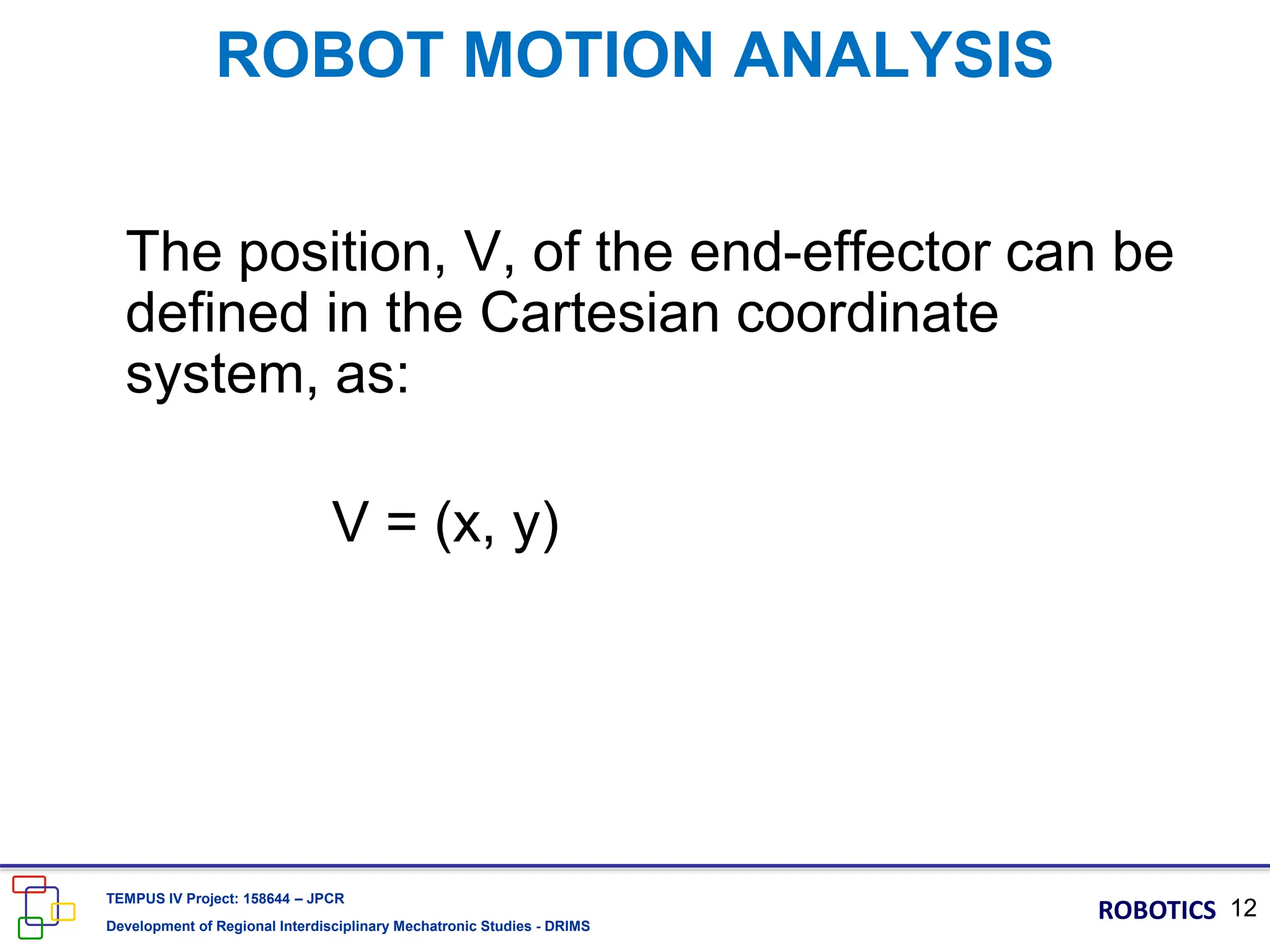 Robot Control types and applications 2024 | PPT