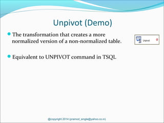 6.1\9 SSIS 2008R2_Training - DataFlow Transformations | PPT