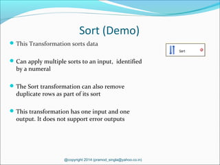 6.1\9 SSIS 2008R2_Training - DataFlow Transformations | PPT